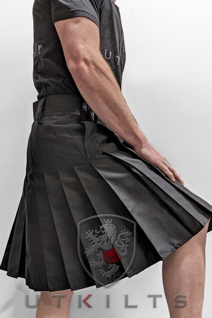 Utility Kilt – GlenLoch Business, Black | Clean & Sharp | UTKilts – UT ...