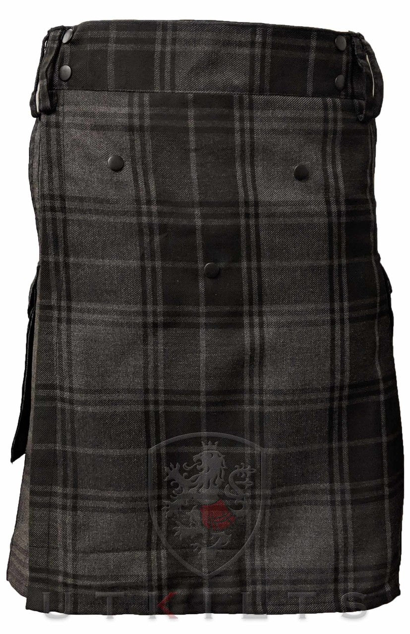 Ultimate Highlander Gray Tartan Utility Kilt – UT Kilts