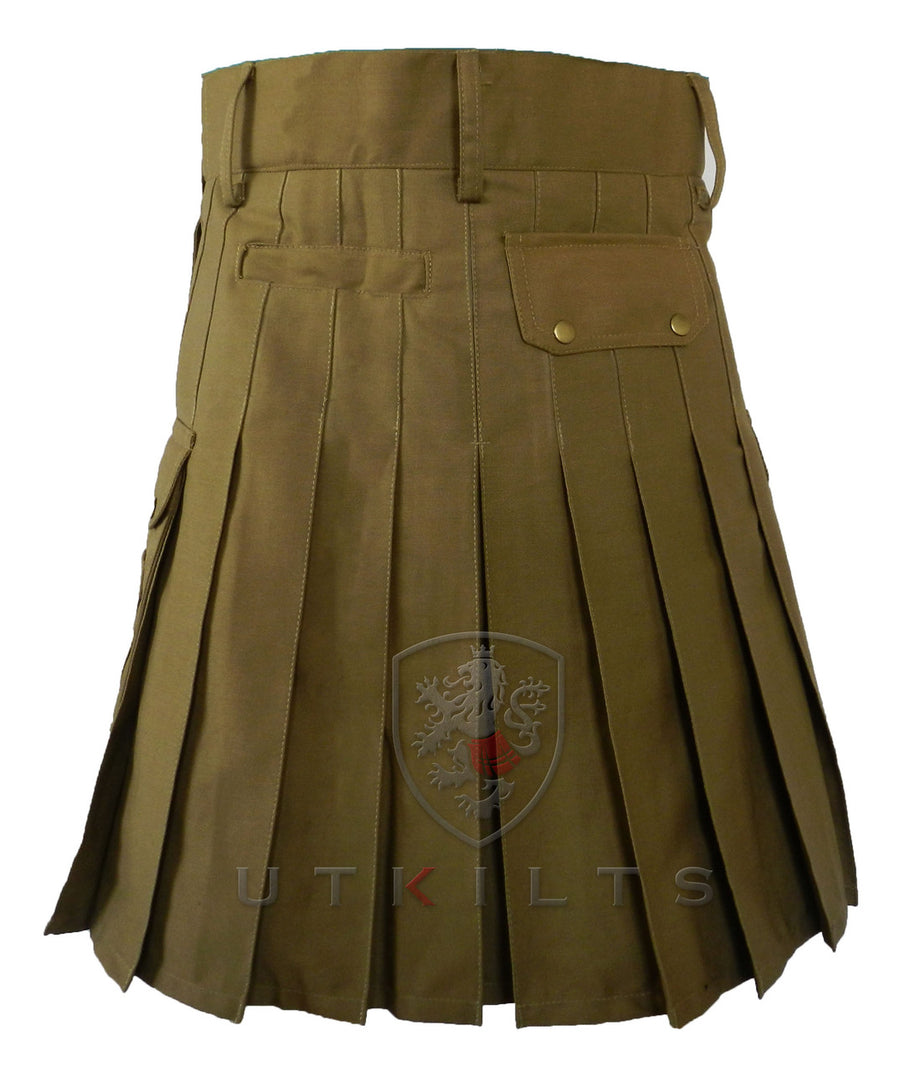 Ultimate Dark Khaki Ripstop Utility Kilt – UT Kilts