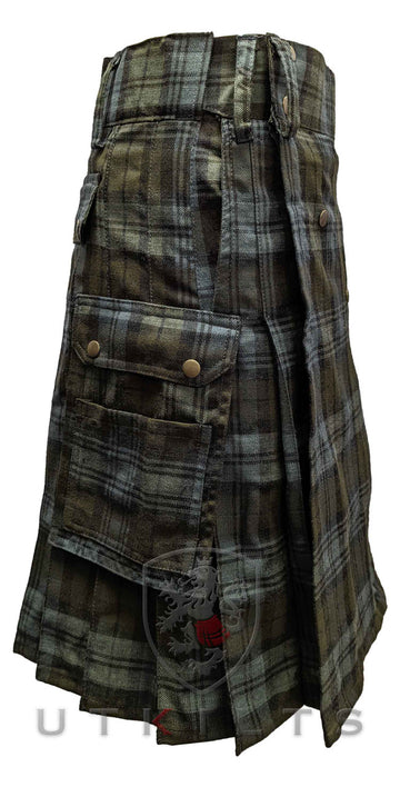 Ultimate Black Watch Weathered Tartan Kilt – UT Kilts